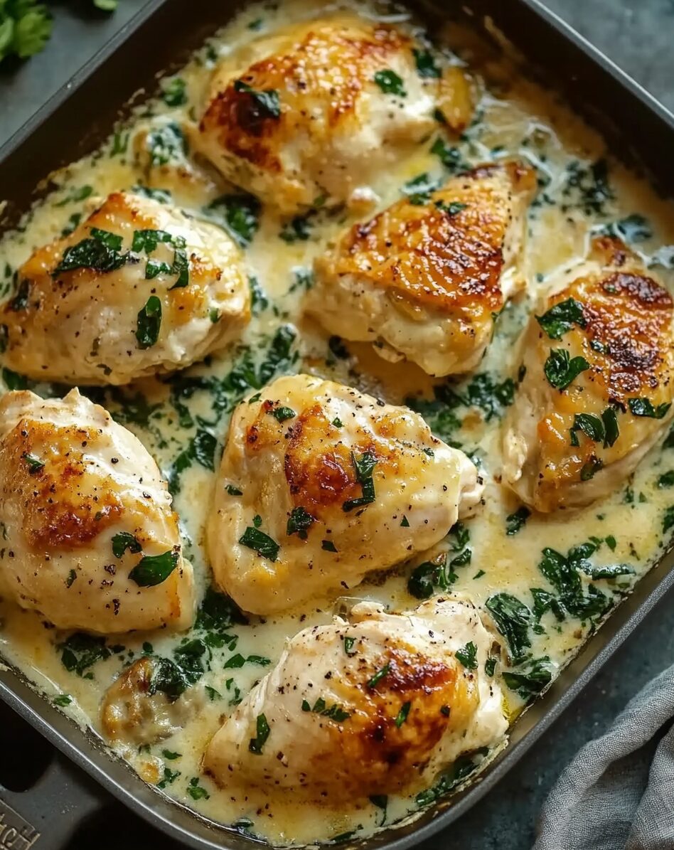 Chicken Florentine - Alice Recipes