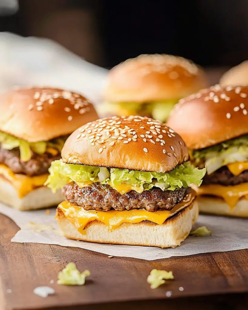 Mini Big Mac Sliders