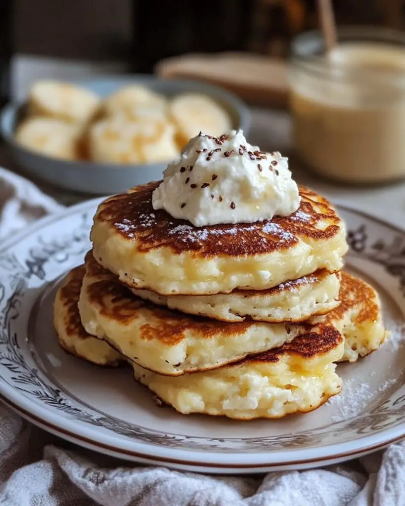Syrniki - Russian Cottage Cheese Pancakes
