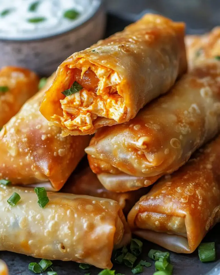 Buffalo Chicken Egg Rolls