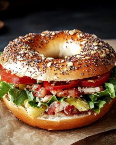 California BLT Chopped Bagel