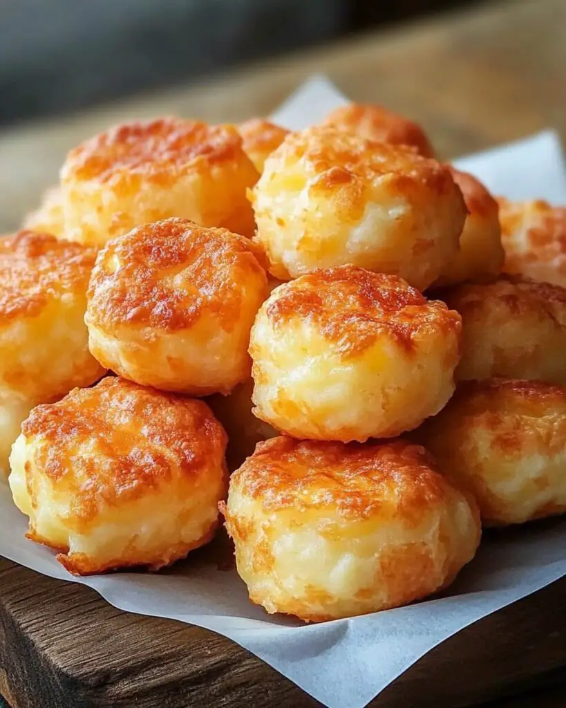 Cheesy Mashed Potato Puffs