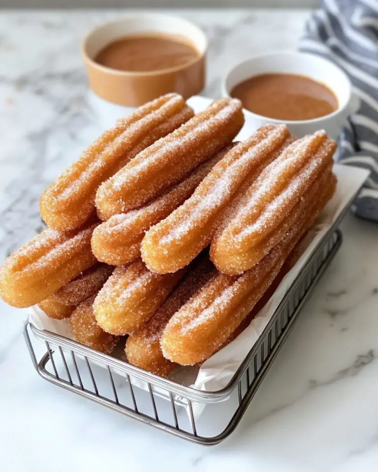 Crispy Air-Fried Churros with Cinnamon Sugar