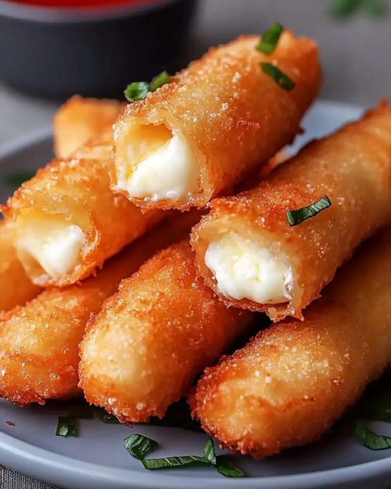 Crispy Wonton Mozzarella Sticks