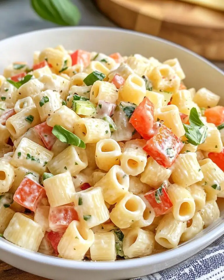 Ditalini Pasta Salad