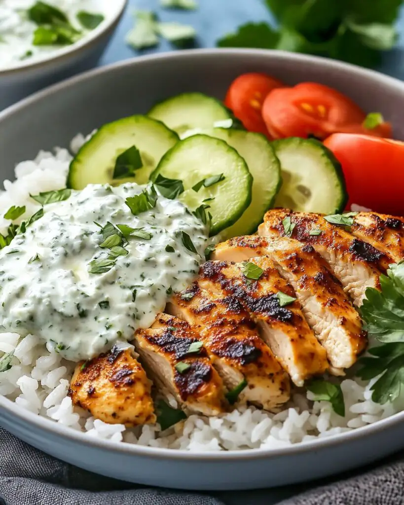Dump-and-Bake Chicken Tzatziki with Rice