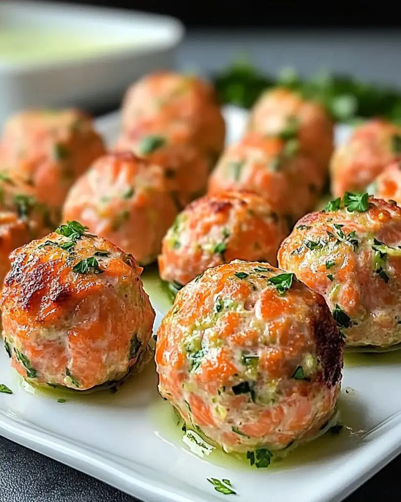 Baked Salmon Meatballs