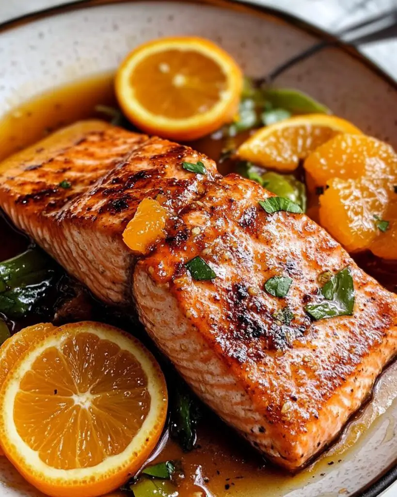 Honey Orange Glazed Salmon