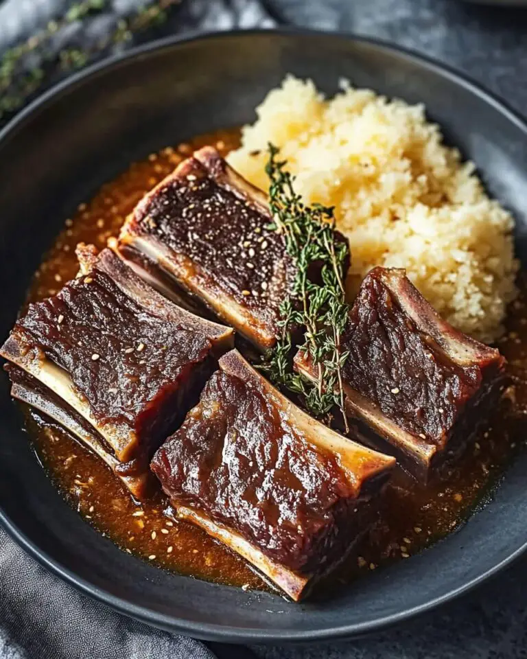 Slow Cooker Beef Short Ribs