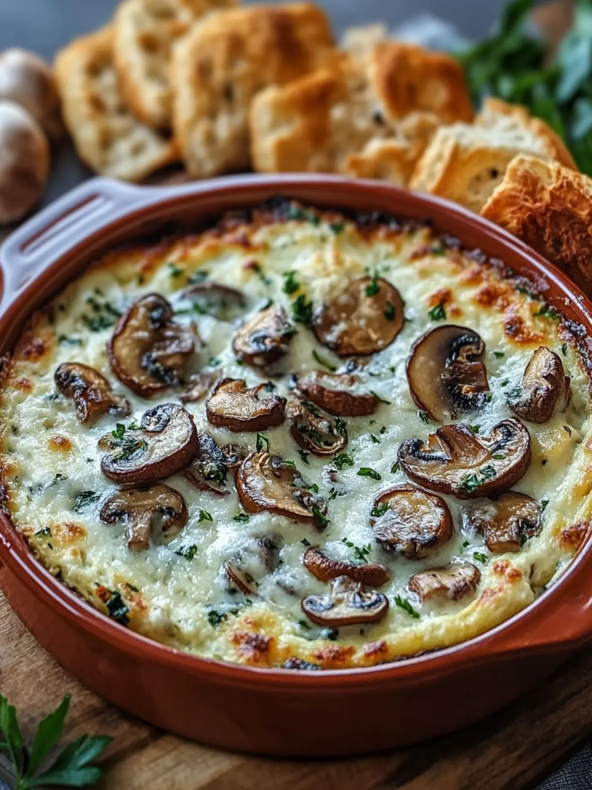 Irresistible Stuffed Mushroom Dip for Cozy Gatherings