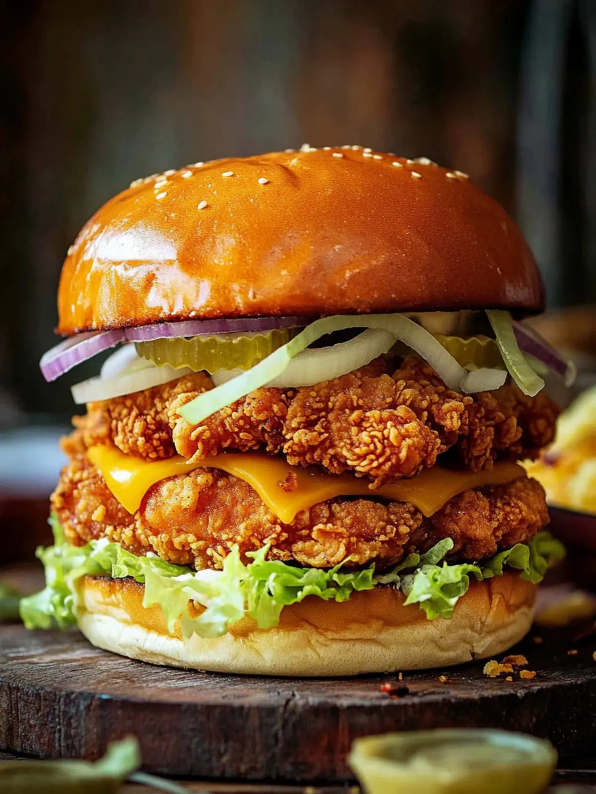 Henry's Crispy Fried Chicken Burger: Irresistibly Delicious Crunch