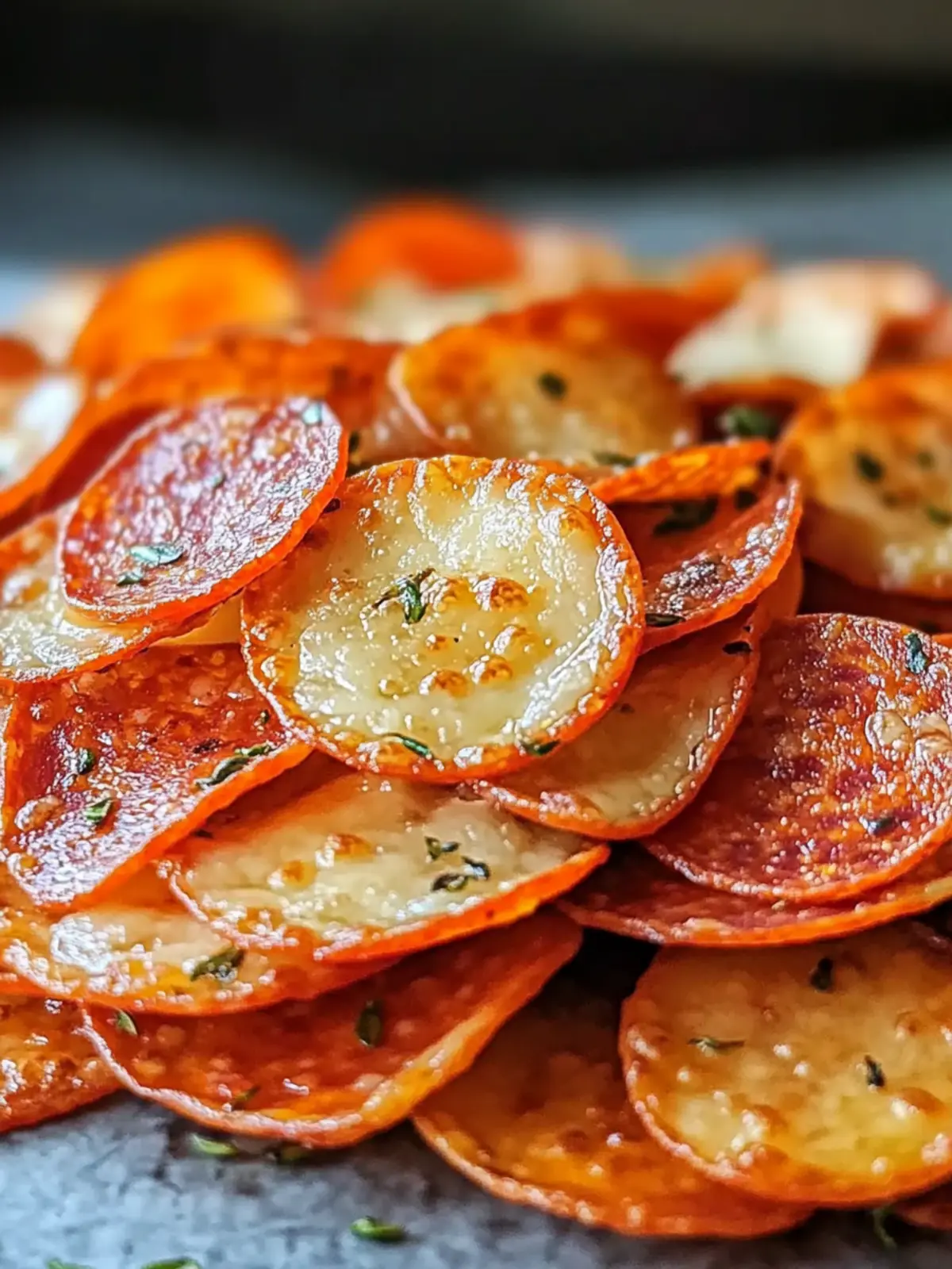 Pepperoni Cheese Crisps: The Irresistible Keto Snack