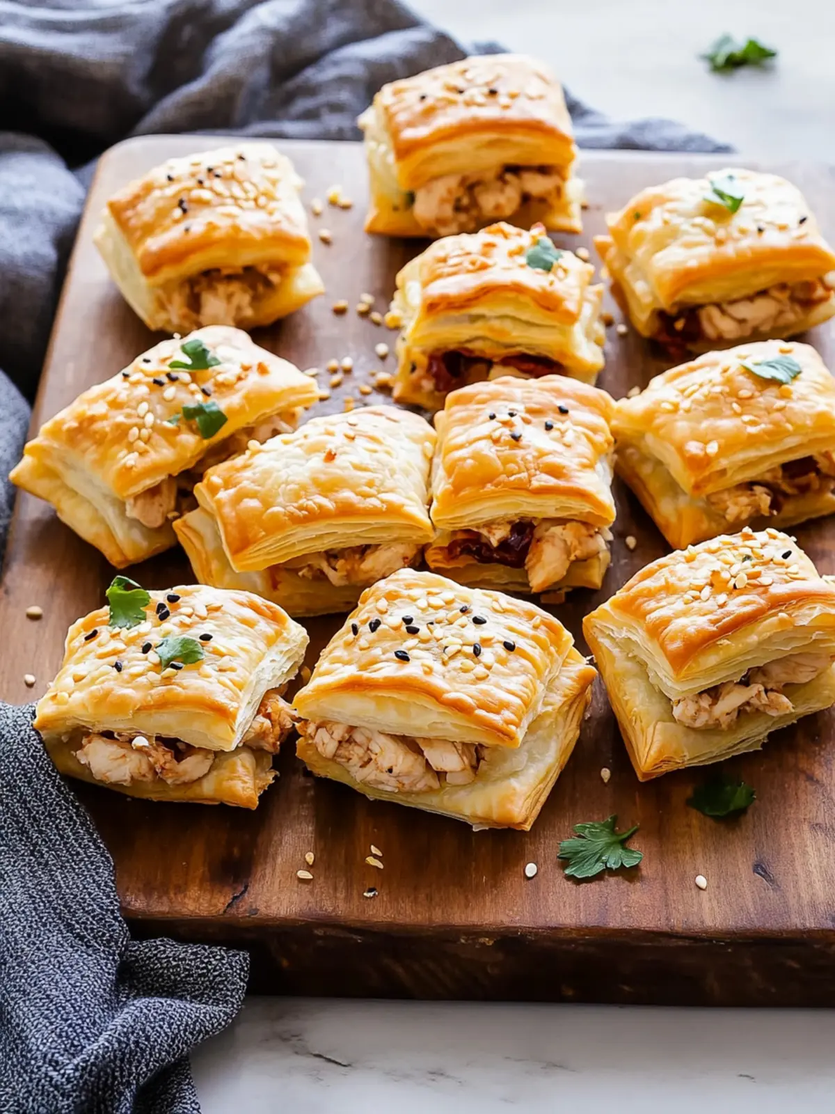 Irresistible Sun-Dried Tomato Chicken Puffs for Easy Entertaining