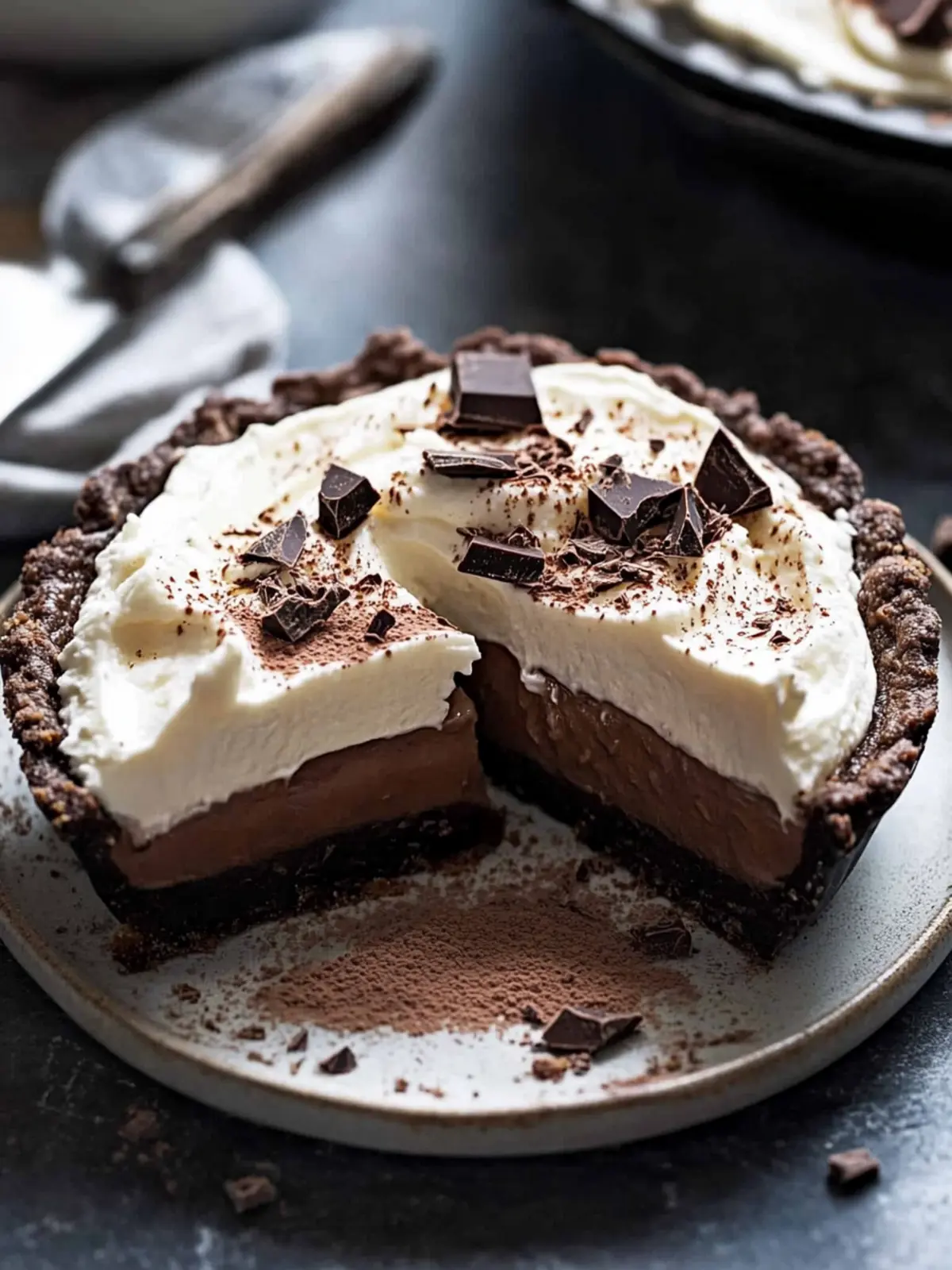 Irresistible Chocolate Cream Pie: Easy No-Bake Delight