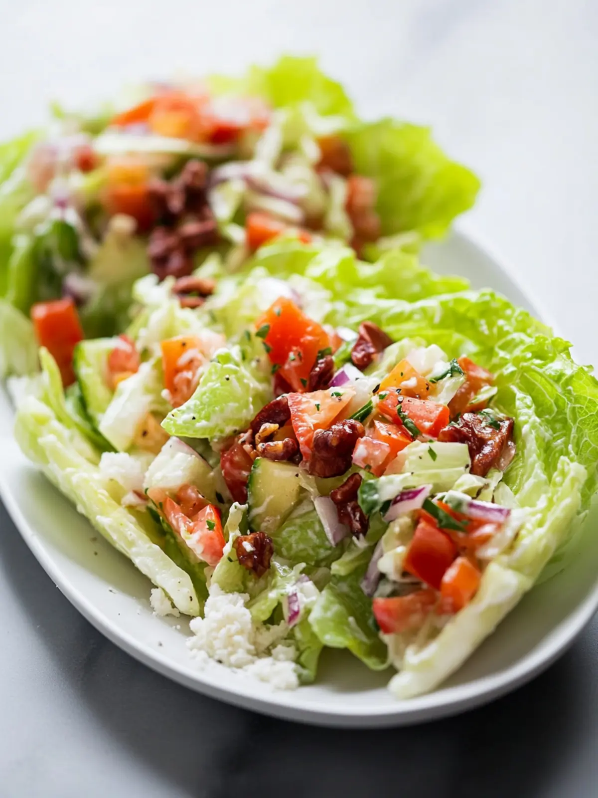 Classic Wedge Salad Recipe with Irresistible Blue Cheese Dressing
