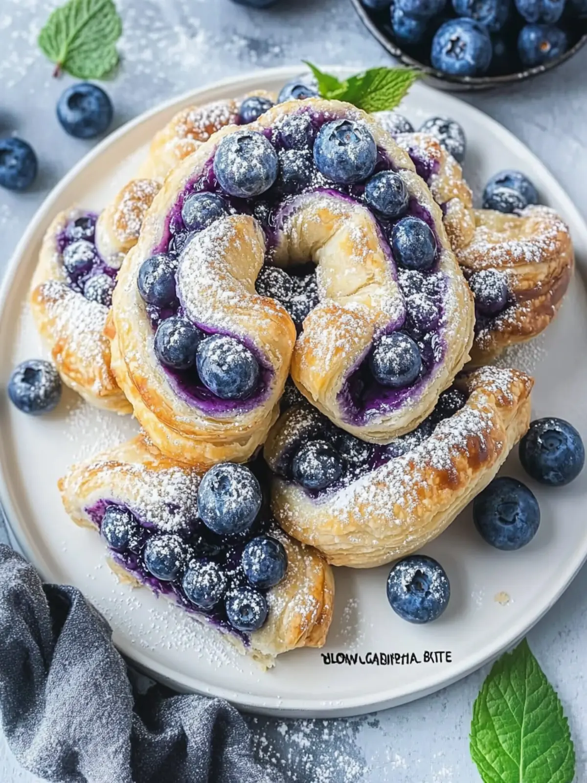 Irresistible Blueberry Cream Cheese Puff Pastry Recipe