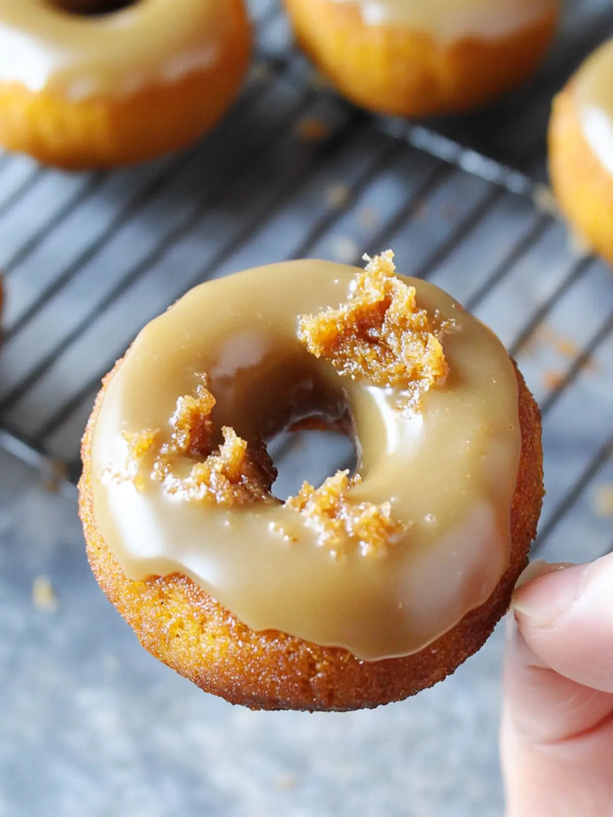 Irresistible Baked Pumpkin Mochi Donuts with Simple Maple Glaze